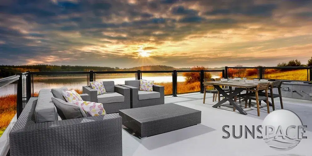 sunspace-traditional-glass-railing_0002 - Sunspace By Sunrise Sunrooms