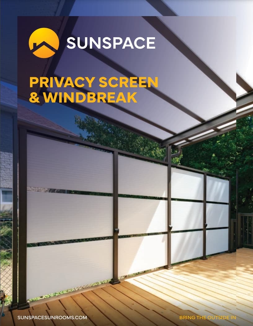 Sunspace Privacy Walls: Southern Maine Outdoor Comfort